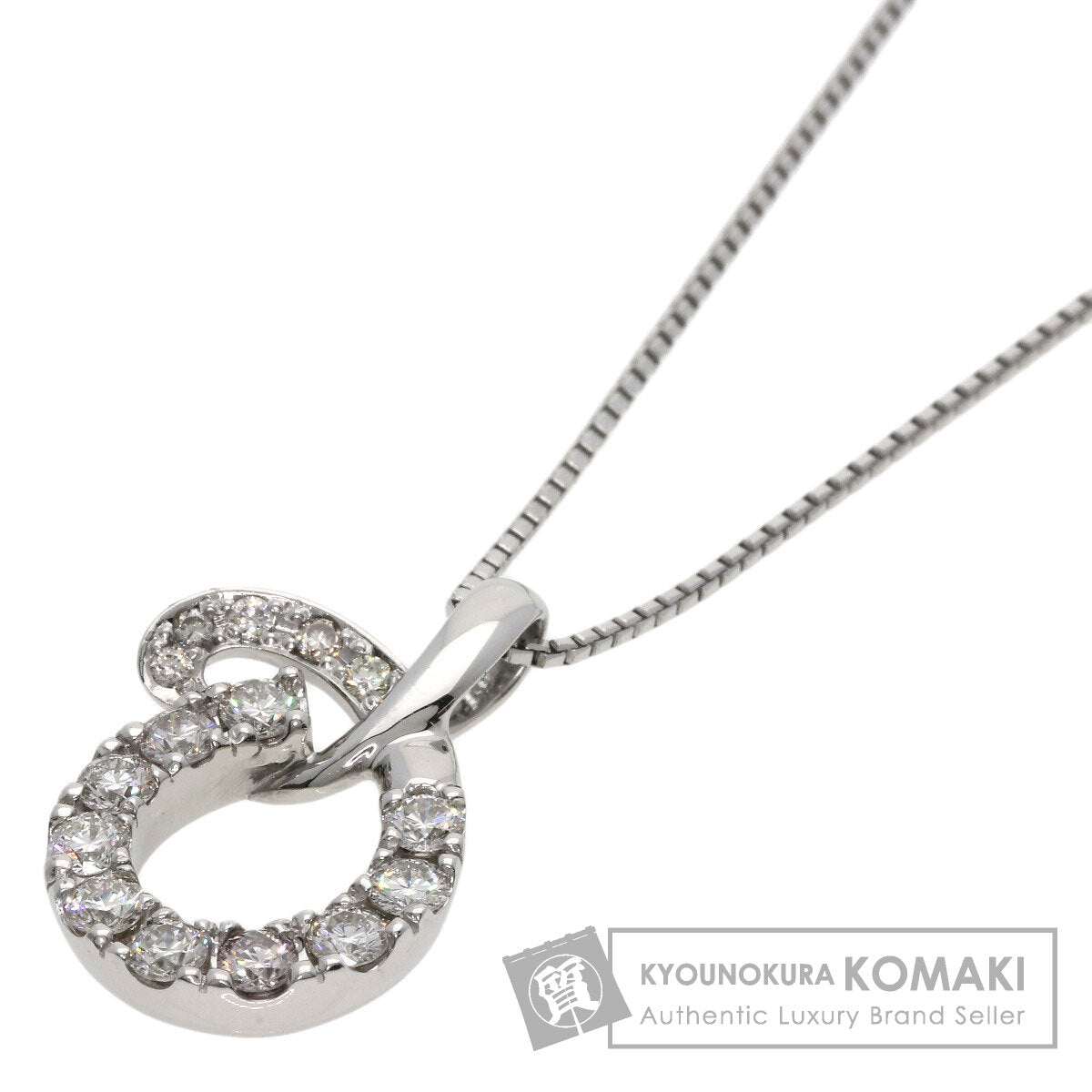 1.01ct Diamond Necklace Platinum PT1000 PT850 11g – Kyounokura Japan