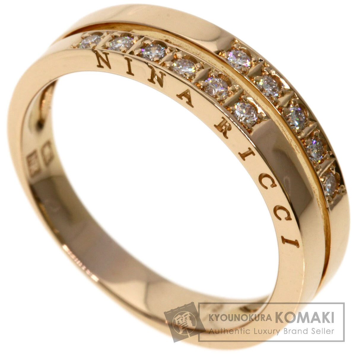 NINA RICCI Ring Diamond K18 Pink Gold – Kyounokura Japan