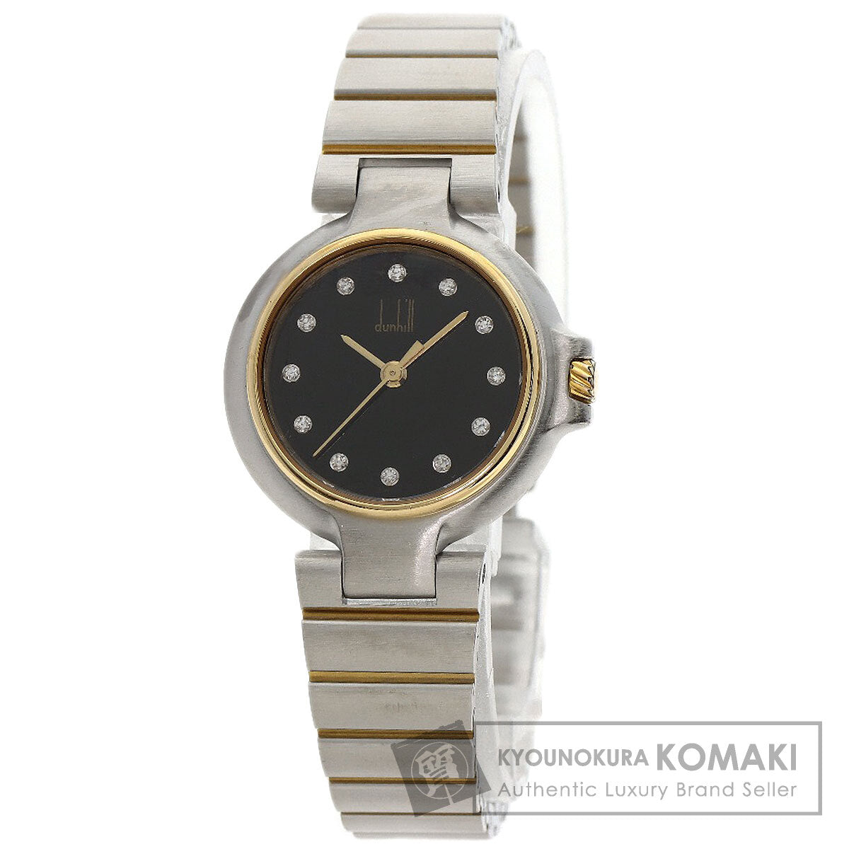 Dunhill Millennium 12P Diamond Watches Stainless Steel/SSxGP Boys ...
